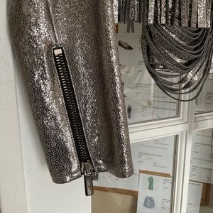 Nour Hammour | Jackets & Coats | Rare Nour Hammour Retrograde Metallic ...